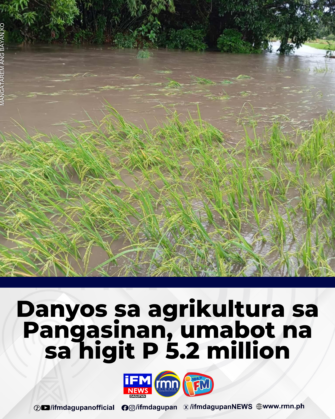 DANYOS SA AGRIKULTURA SA PANGASINAN, UMABOT NA SA HIGIT P5.2M - RMN Networks