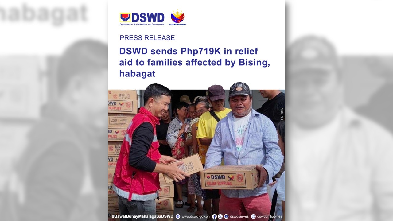 Karagdagang relief aid para sa mga apektado ng Bagyong Bising at Habagat, ipinadala ng DSWD ...