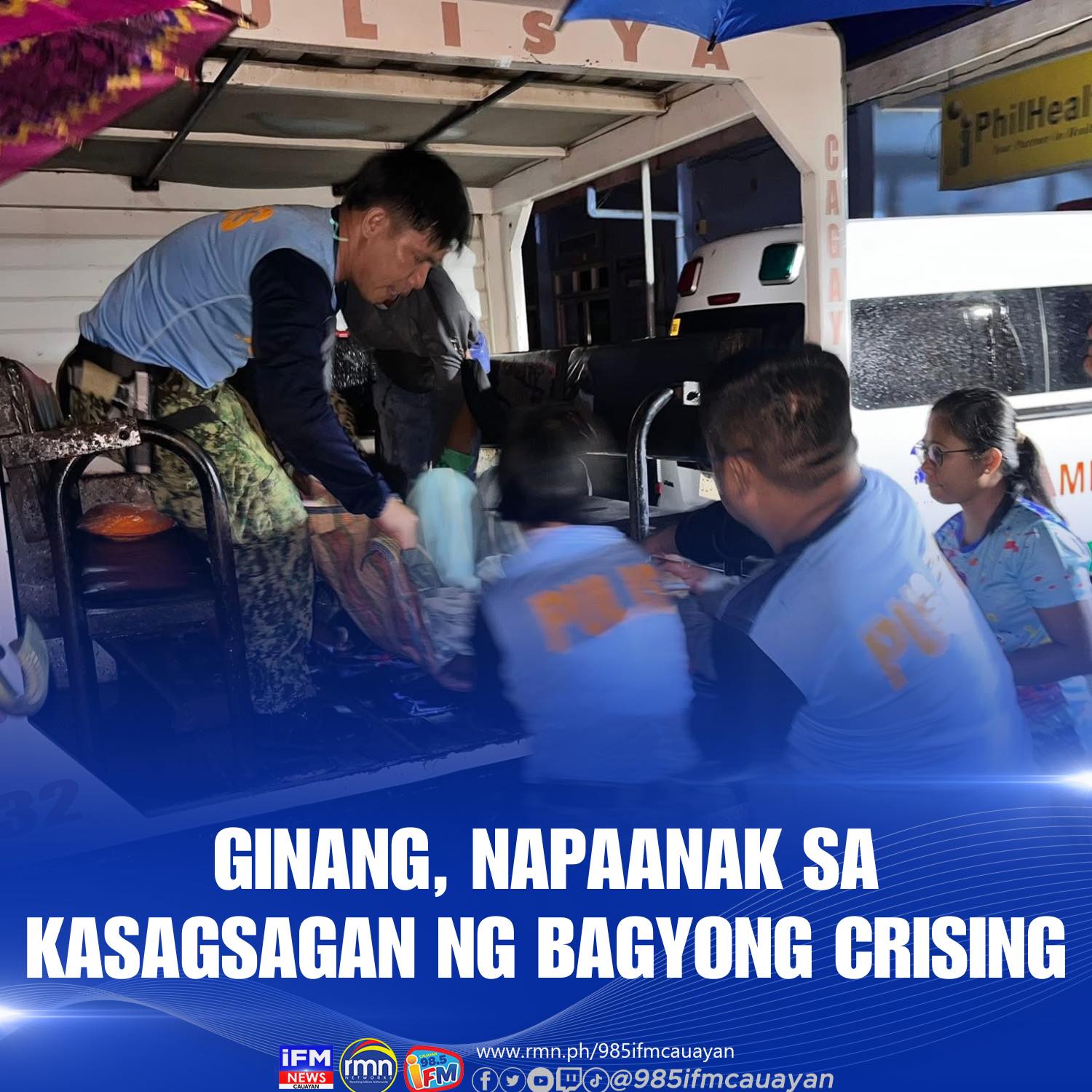GINANG, NAPAANAK SA KASAGSAGAN NG BAGYONG CRISING - RMN Networks