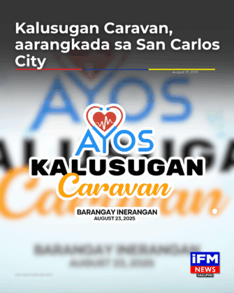 KALUSUGAN CARAVAN, AARANGKADA SA SAN CARLOS CITY - RMN Networks