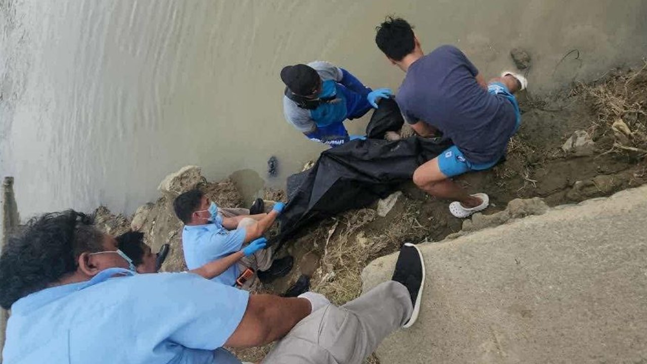 Isa sa dalawang bangkay na nakitang palutang-lutang sa Marikina River ...
