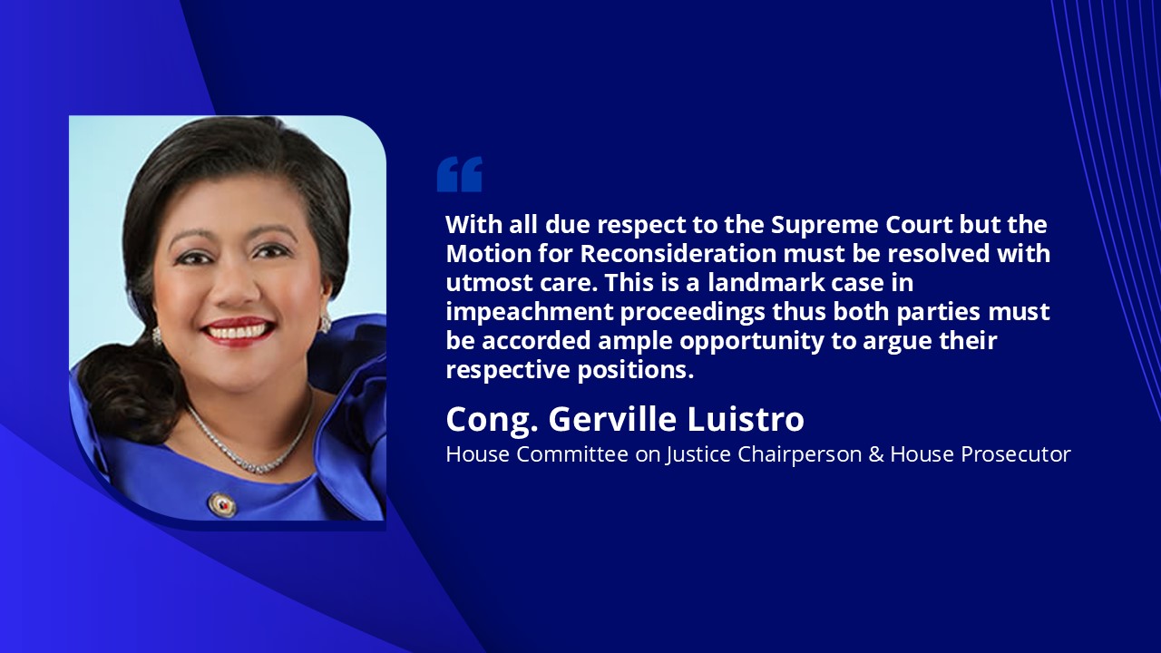 Supreme Court, dapat maging maingat sa pagresolba sa inihaing motion ...