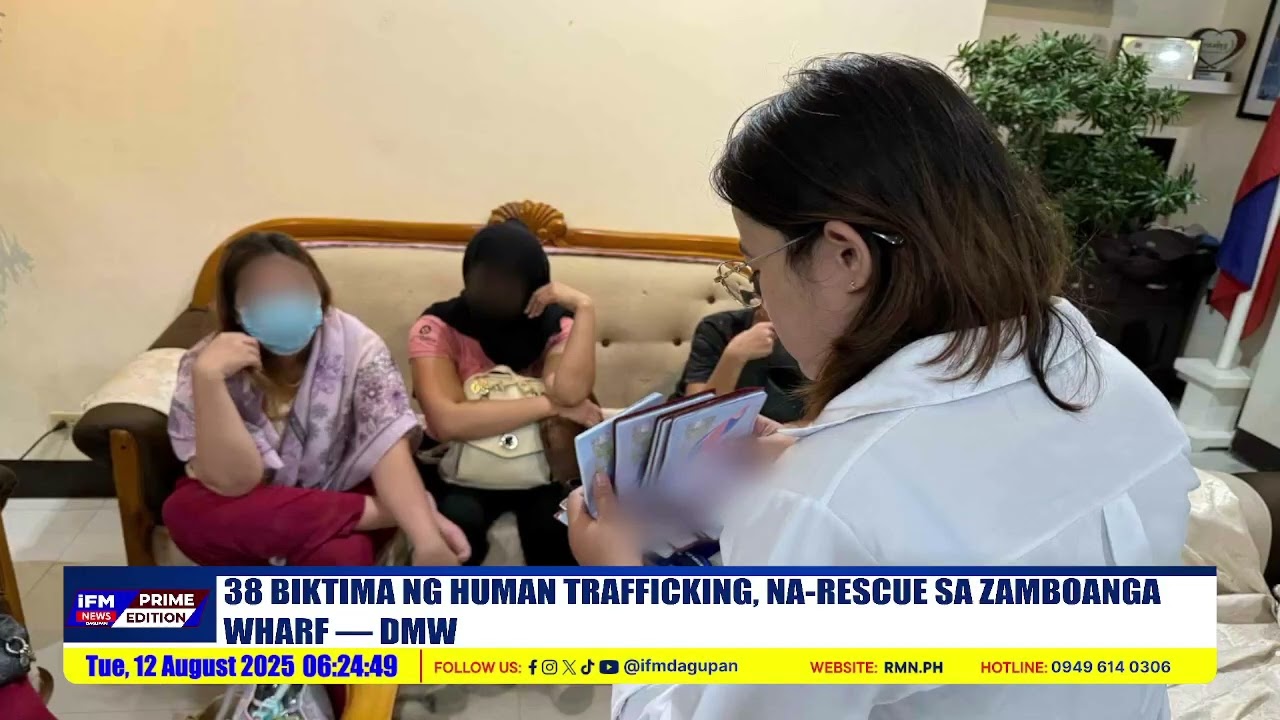 38 BIKTIMA NG HUMAN TRAFFICKING, NA-RESCUE SA ZAMBOANGA WHARF - RMN ...