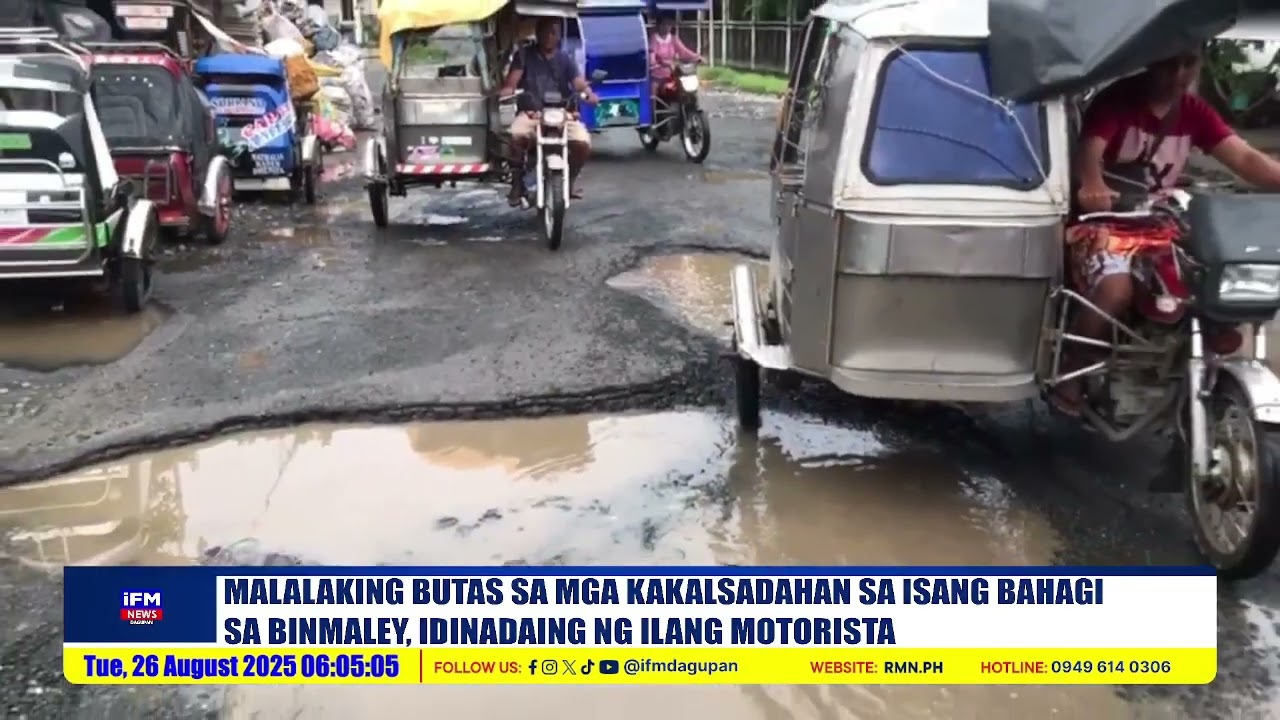 MALALAKING BUTAS SA MGA KAKALSADAHAN SA ISANG BAHAGI SA BINMALEY ...