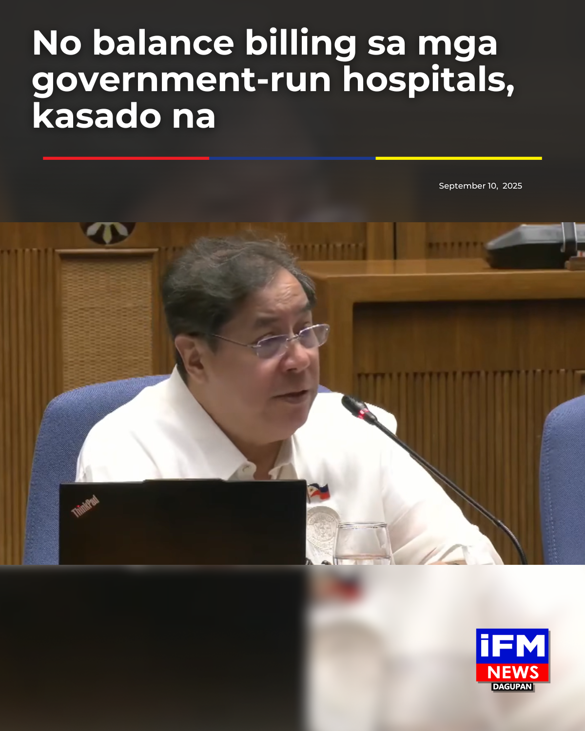 NO BALANCE BILLING SA MGA GOVERNMENT-RUN HOSPITALS, KASADO NA - RMN ...