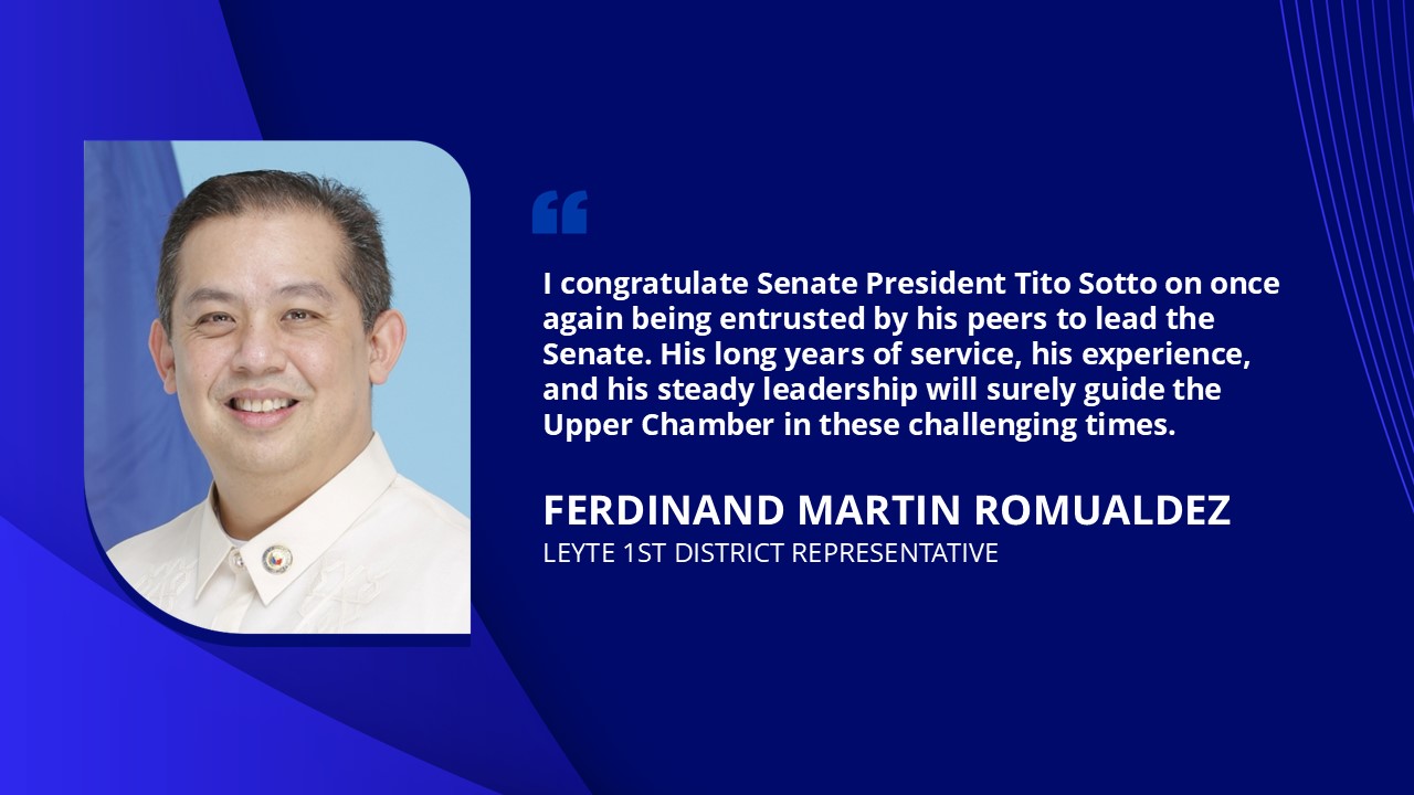 Pakikipagtulungan sa bagong liderato ng Senado, tiniyak ni Speaker Romualdez - RMN Networks