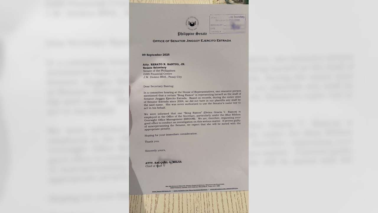 Empleyado ng Senado na si "Beng Ramos," pinaiimbestigahan ni Sen ...