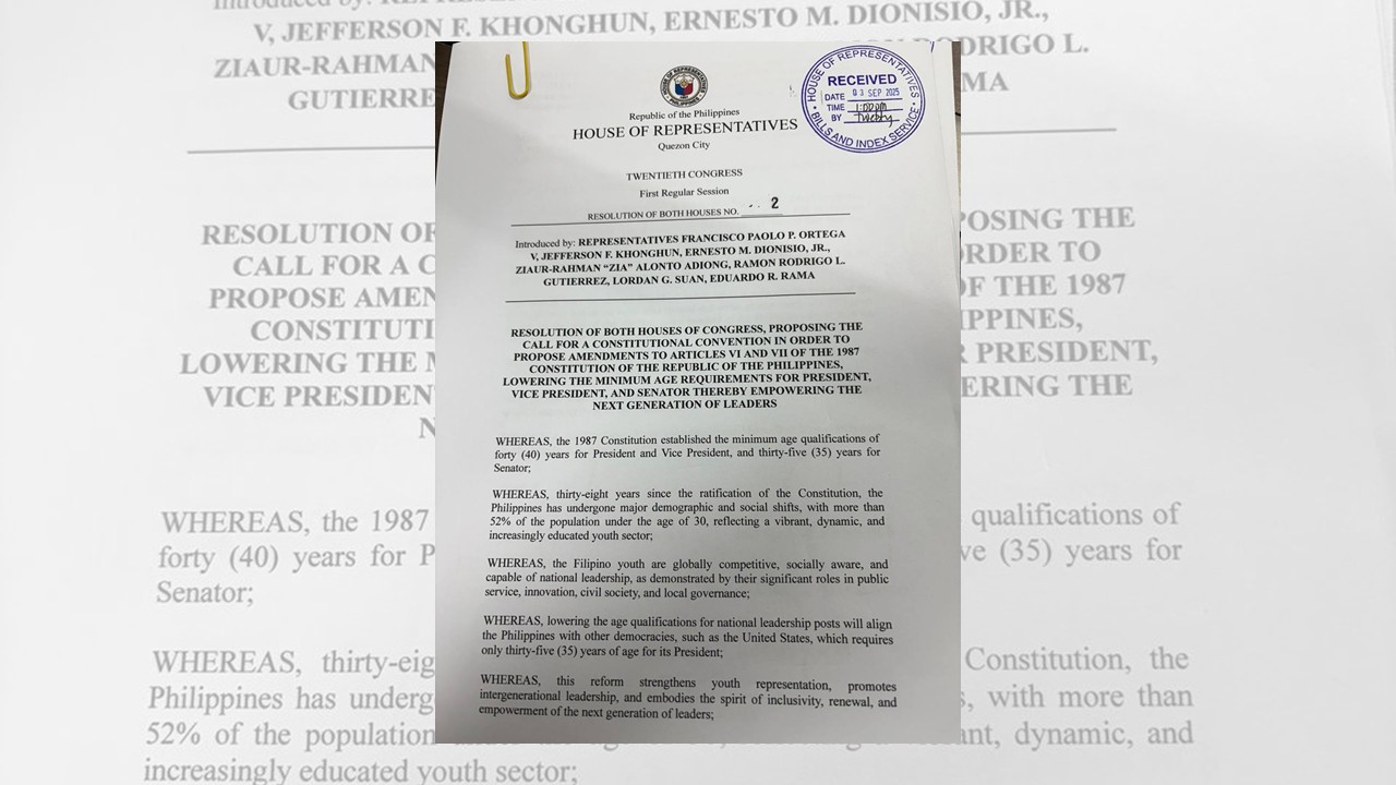 Charter change para maibaba ang minimum age requirement para sa ...
