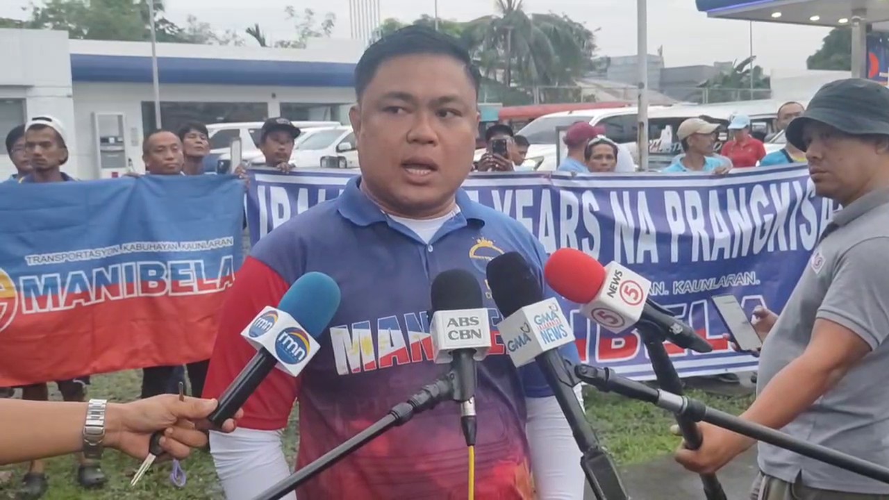 Unang araw ng kilos-protesta ng grupong Manibela, sinimulan na sa ...