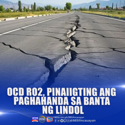 OCD RO2, PINAIIGTING ANG PAGHAHANDA SA BANTA NG LINDOL - RMN Networks