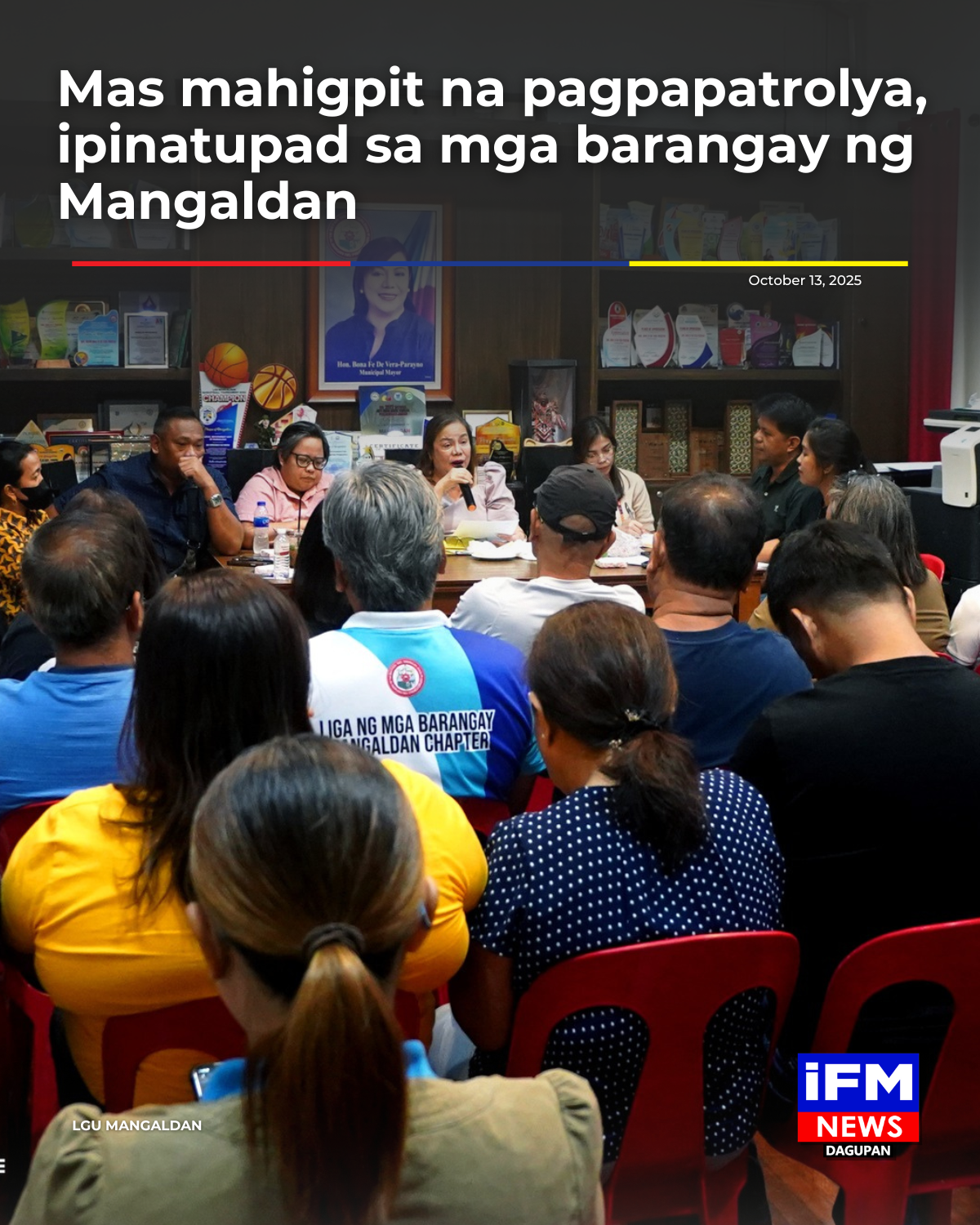 MAS MAHIGPIT NA PAGPAPATROLYA, IPINATUPAD SA MGA BARANGAY NG MANGALDAN ...