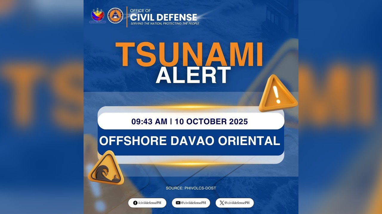 OCD, nag-abiso na ng force evacuation dahil sa tsunami warning dulot ng ...