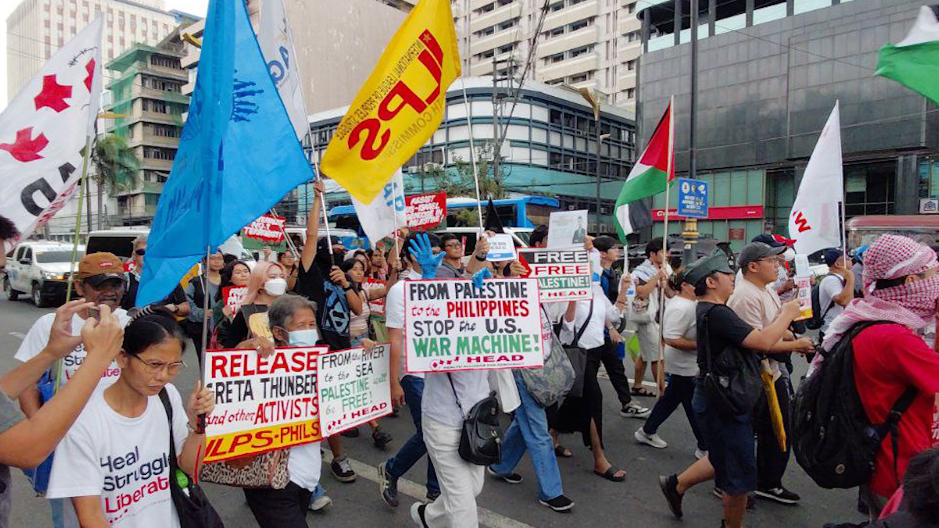 Iba’t ibang grupo, nagkasa ng kilos protesta sa Maynila bilang ...