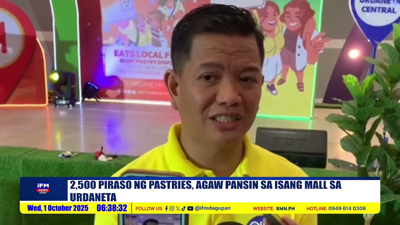 2,500 PIRASO NG PASTRIES, AGAW PANSIN SA ISANG MALL SA URDANETA - RMN ...