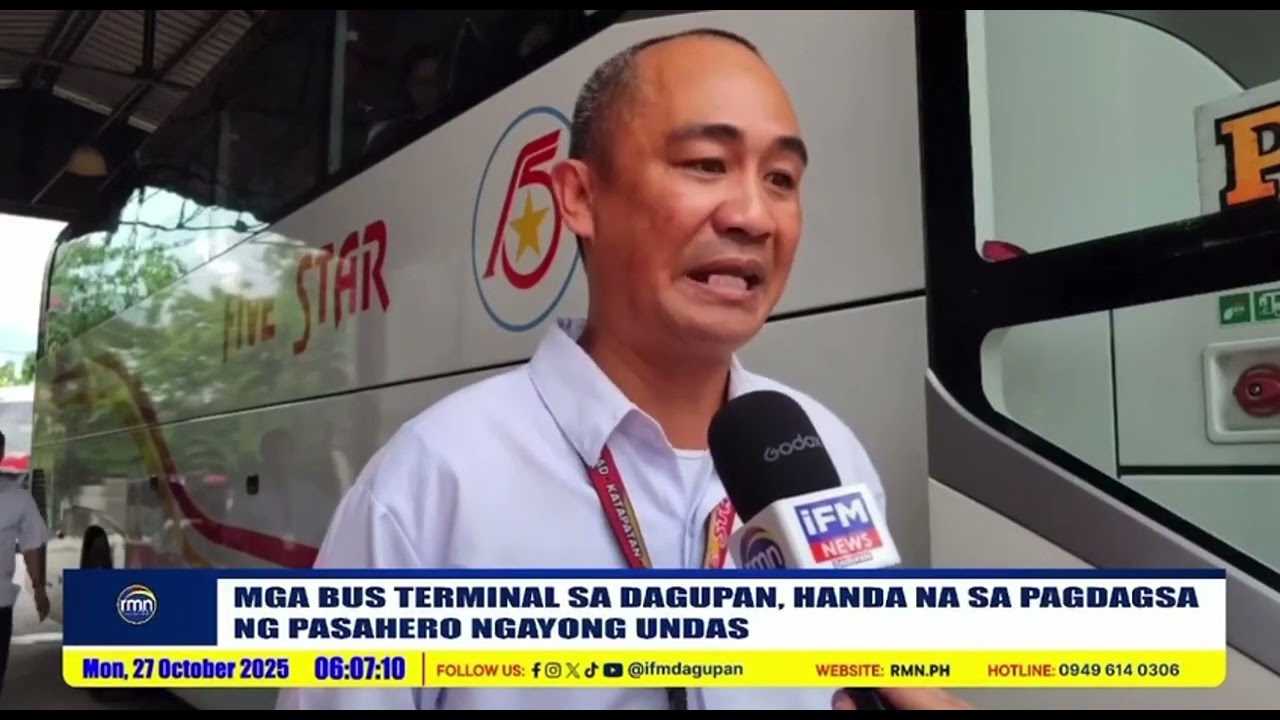 MGA BUS TERMINAL SA DAGUPAN, HANDA NA SA PAGDAGSA NG PASAHERO NGAYONG ...