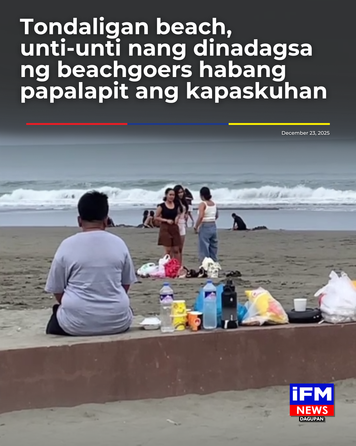 TONDALIGAN BEACH, UNTI-UNTI NANG DINADAGSA NG BEACHGOERS HABANG ...