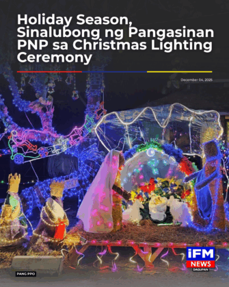 HOLIDAY SEASON, SINALUBONG NG PANGASINAN PNP SA CHRISTMAS LIGHTING ...