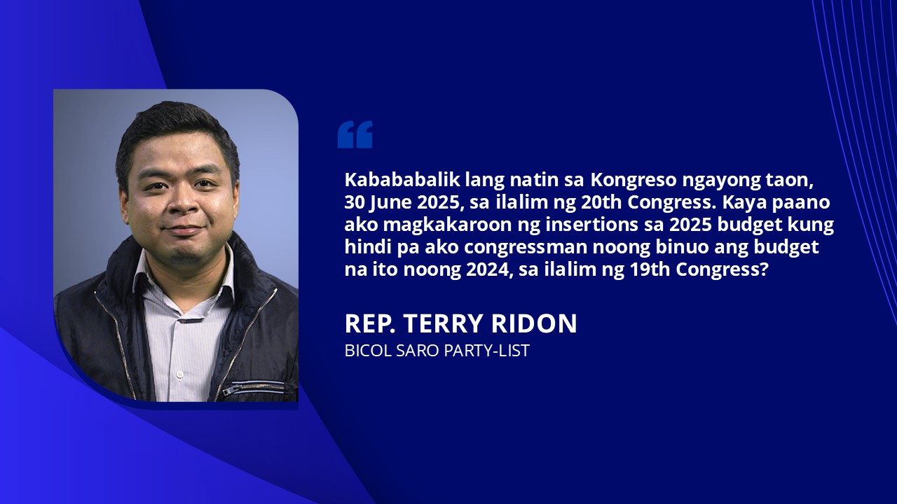 Alegasyong insertions sa 2025 national budget, mariing itinanggi ni Rep ...