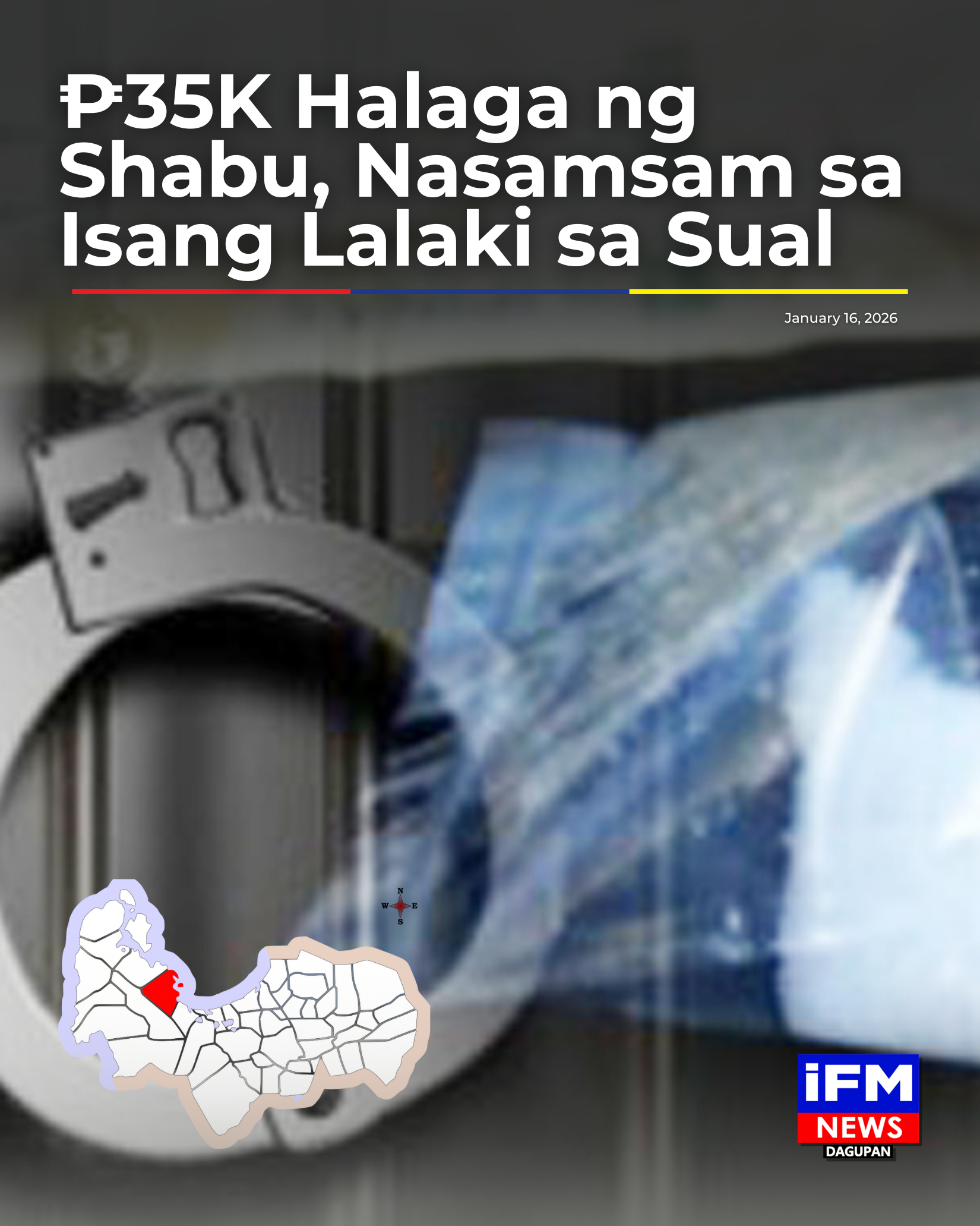 P35K HALAGA NG SHABU, NASAMSAM SA ISANG LALAKI SA SUAL - RMN Networks