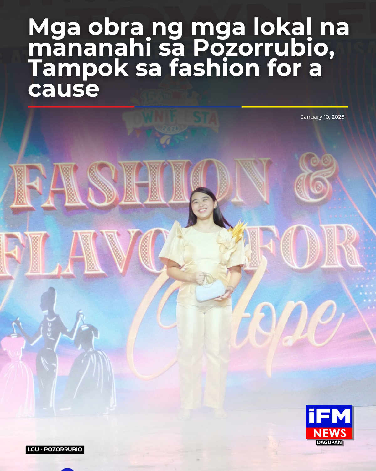 MGA OBRA NG MGA LOKAL NA MANANAHI SA POZORRUBIO, TAMPOK SA FASHION FOR ...