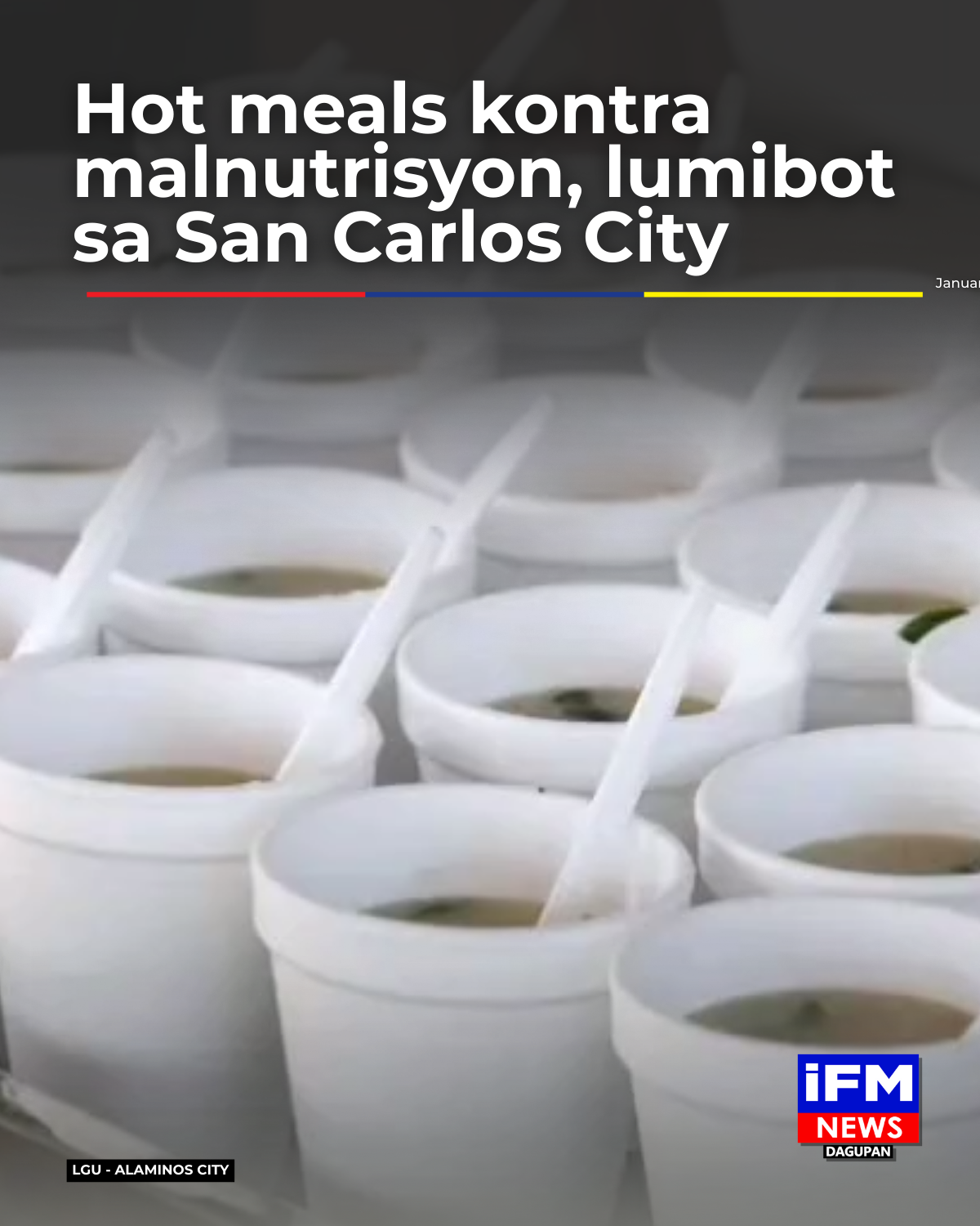 HOT MEALS KONTRA MALNUTRISYON, LUMIBOT SA SAN CARLOS CITY - RMN Networks