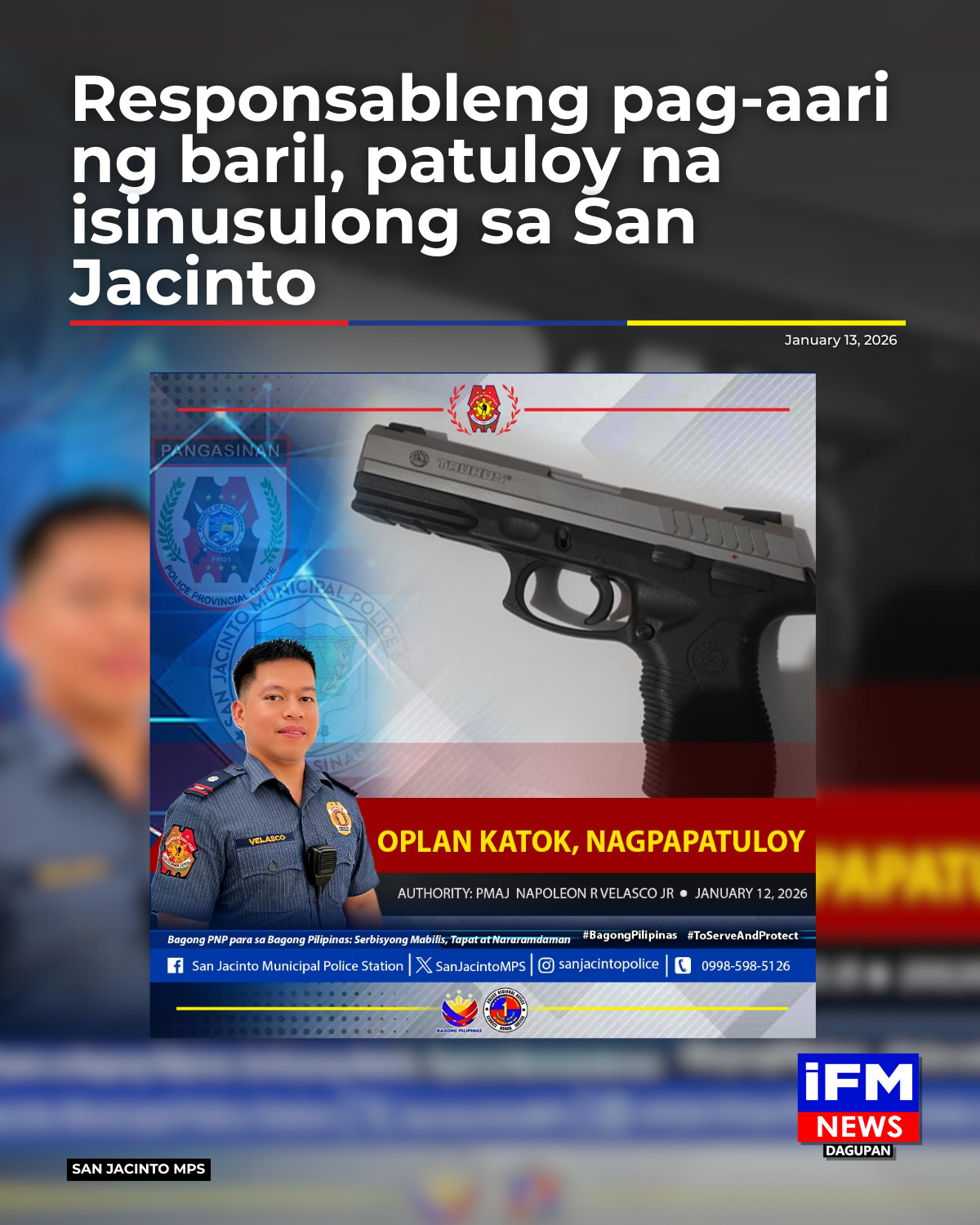 RESPONSABLENG PAG-AARI NG BARIL, PATULOY NA ISINUSULONG SA SAN JACINTO ...
