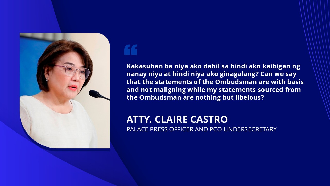 Motibo sa likod ng libel case ni Rep. Leviste laban kay Usec. Castro ...