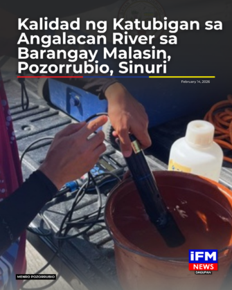 KALIDAD NG KATUBIGAN SA ANGALACAN RIVER SA BARANGAY MALASIN, POZORRUBIO ...