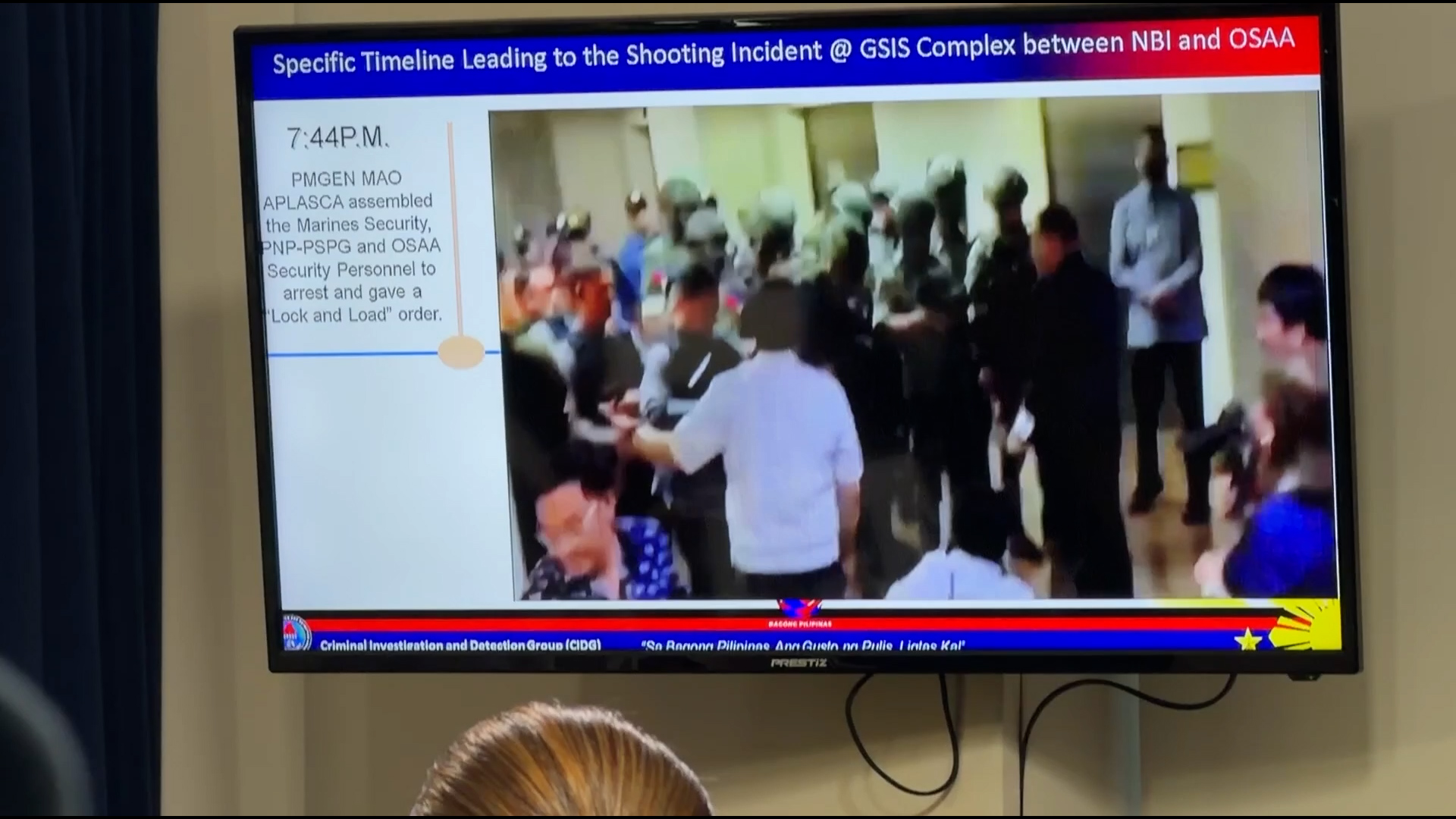 Detalyadong timeline sa naganap na shooting incident sa Senado ...